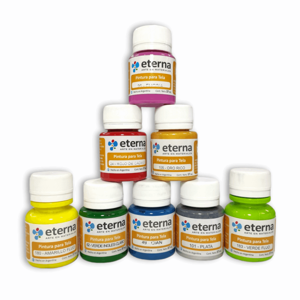 PINTURA PARA TELA ETERNA COLOR X 37 ML - Trazos Librería